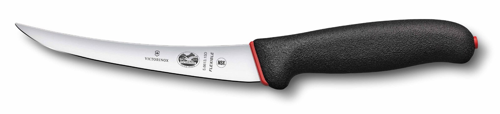 Victorinox Fibrox Curved Flexible Narrow Blade Dual Grip Boning Knife ...