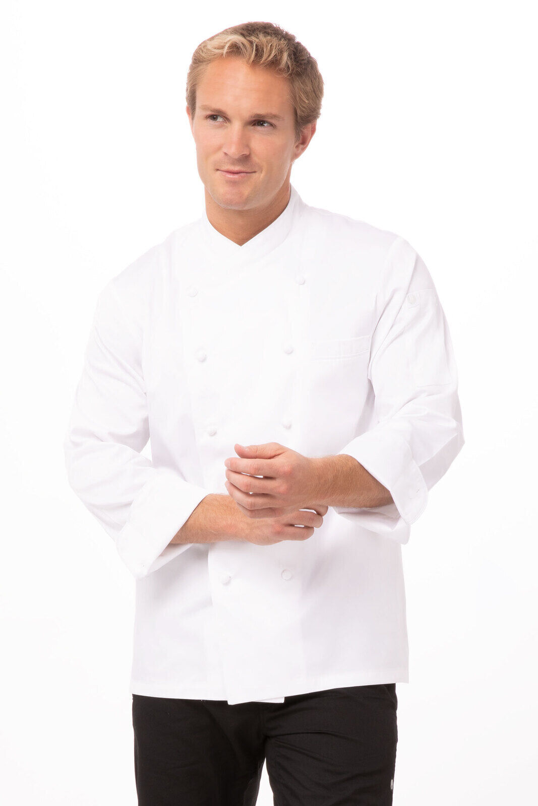 Chef Works Milan White 100% Cotton Chef Jacket - ECCW