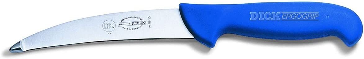 F.Dick ErgoGrip Gut & Tripe Knife 150mm Blue B/P